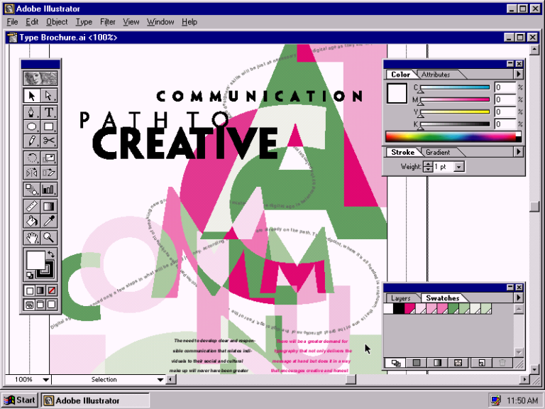 Illustrator （Ai）的历史（The History of Adobe Illustrator） – 李晓伟